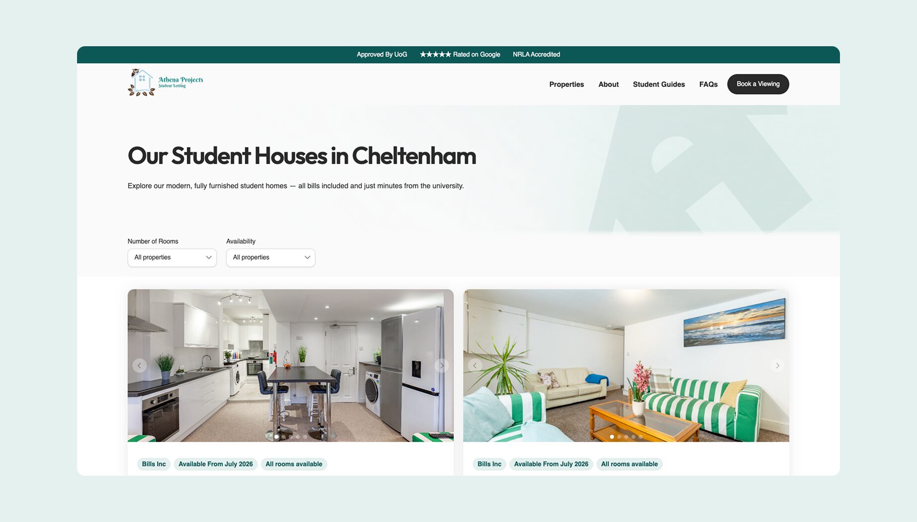 Cheltenham Student Homes - Squee